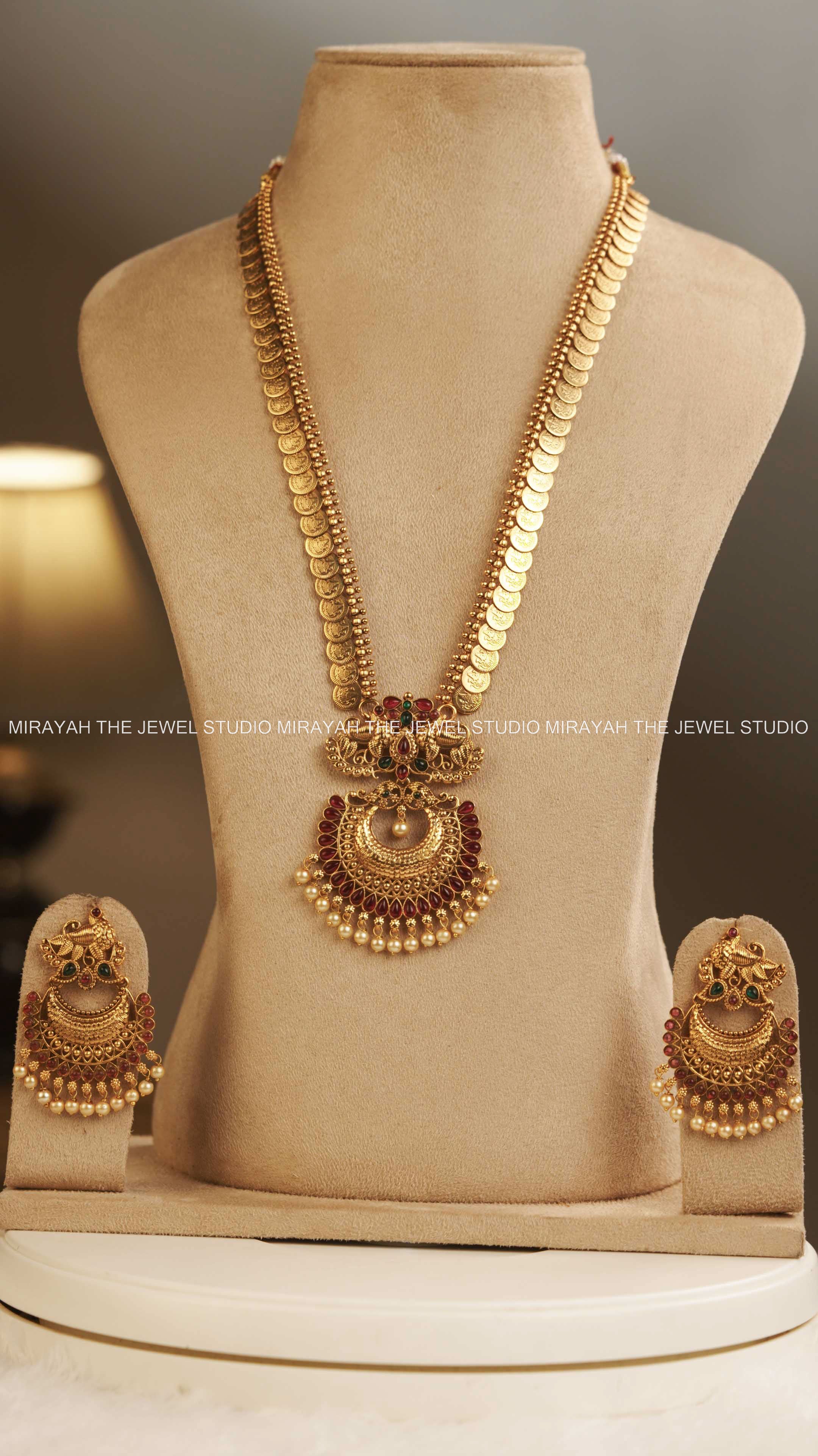 RUBY COIN PEACOCK HARAM – Mirayah The Jewel Studio