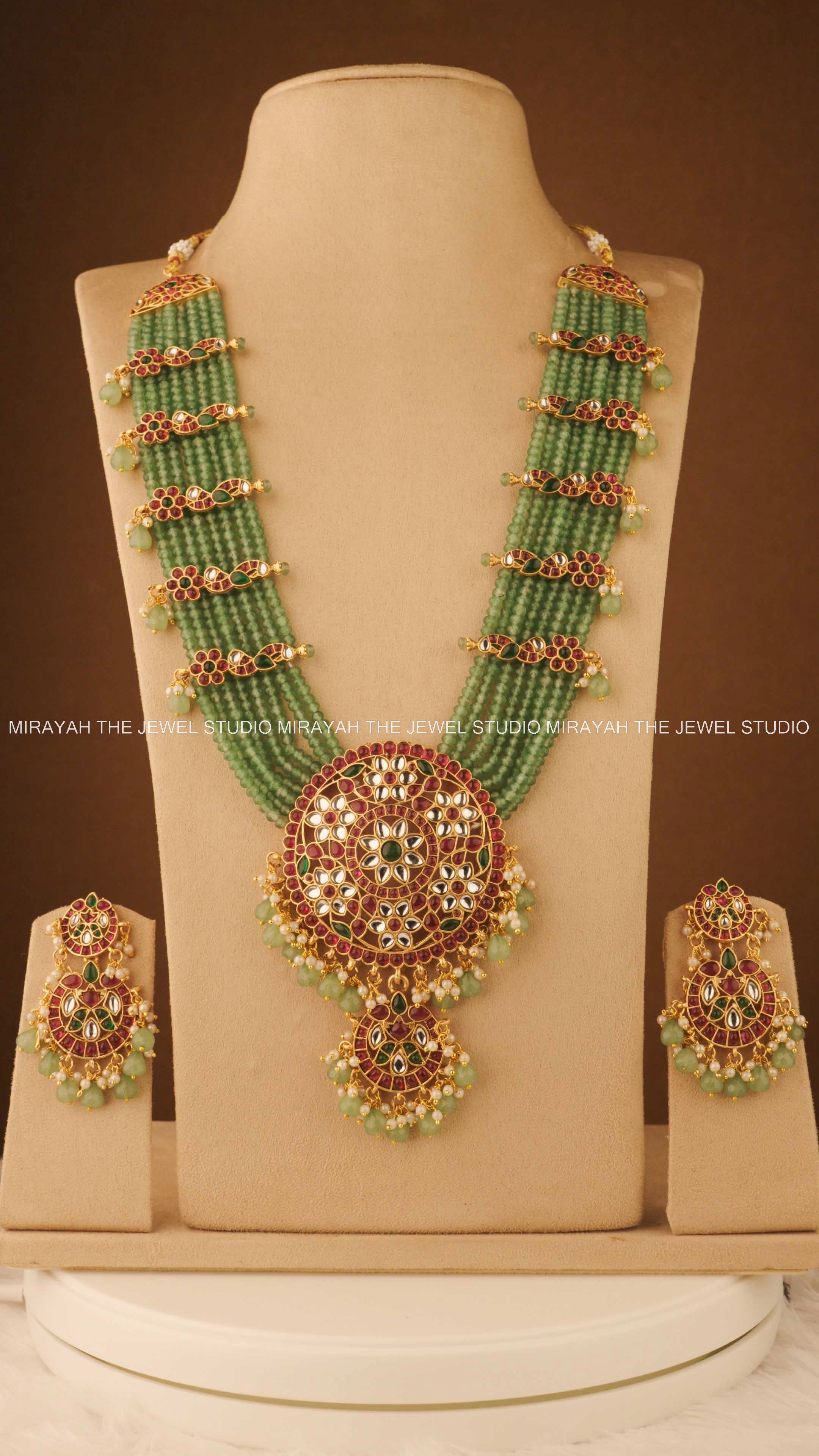 GREEN GARLAND HARAM – Mirayah The Jewel Studio